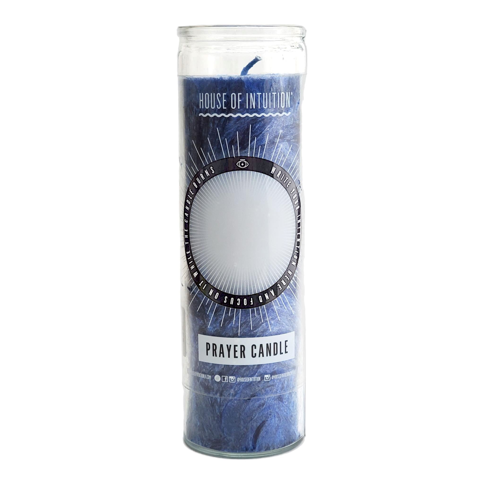 Dark Blue "Write-Your-Own-Prayer" Candle - PEACE – House of Intuition Inc