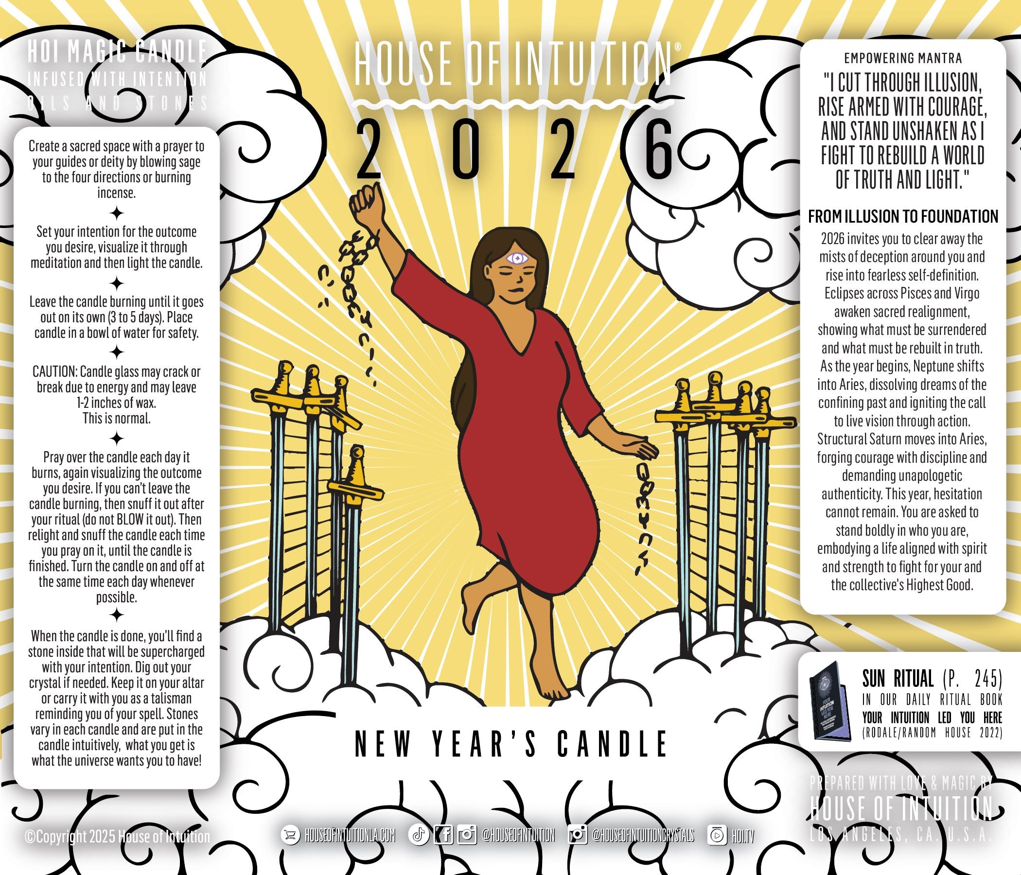 2026 New Year Magic Candle (Limited Edition) – House of Intuition Inc