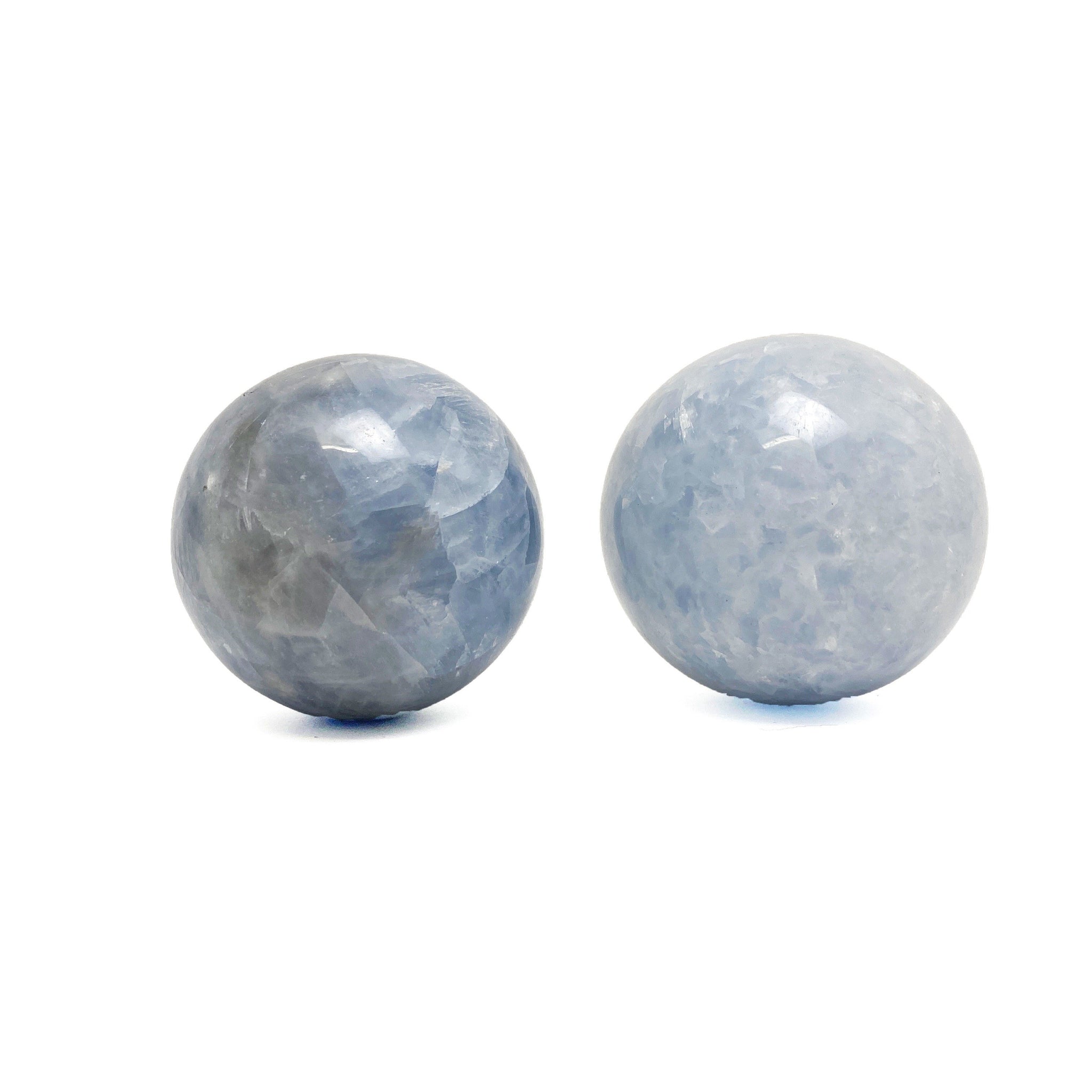 Blue Calcite Sphere – House of Intuition Inc