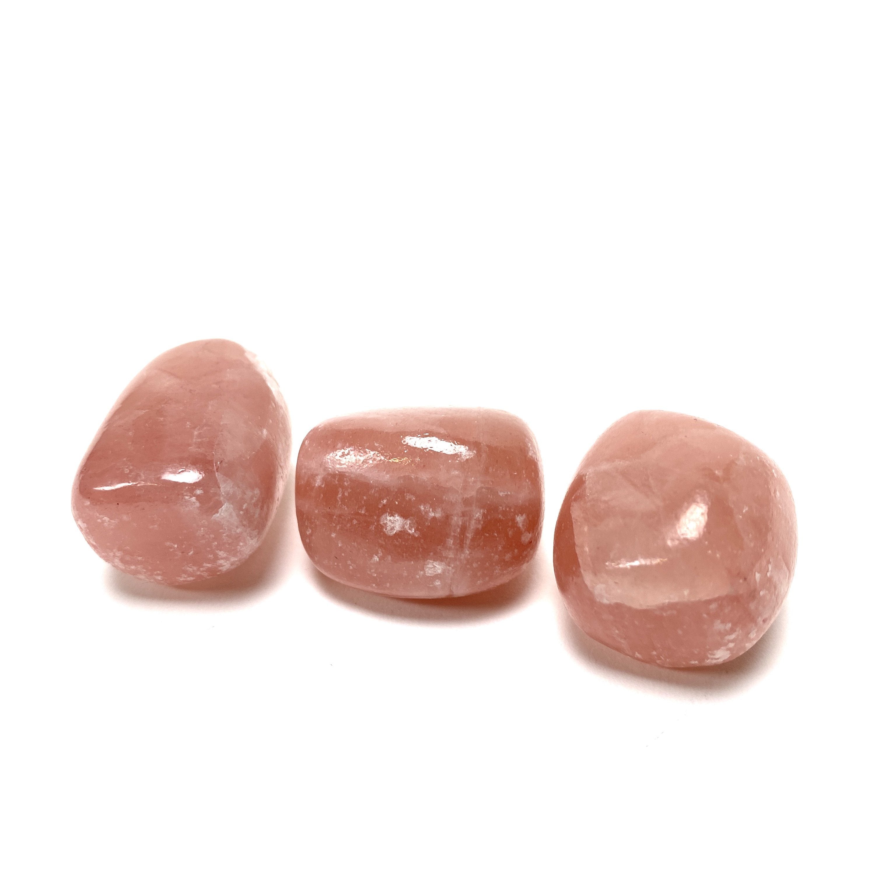 Rose Calcite Tumble – House of Intuition Inc