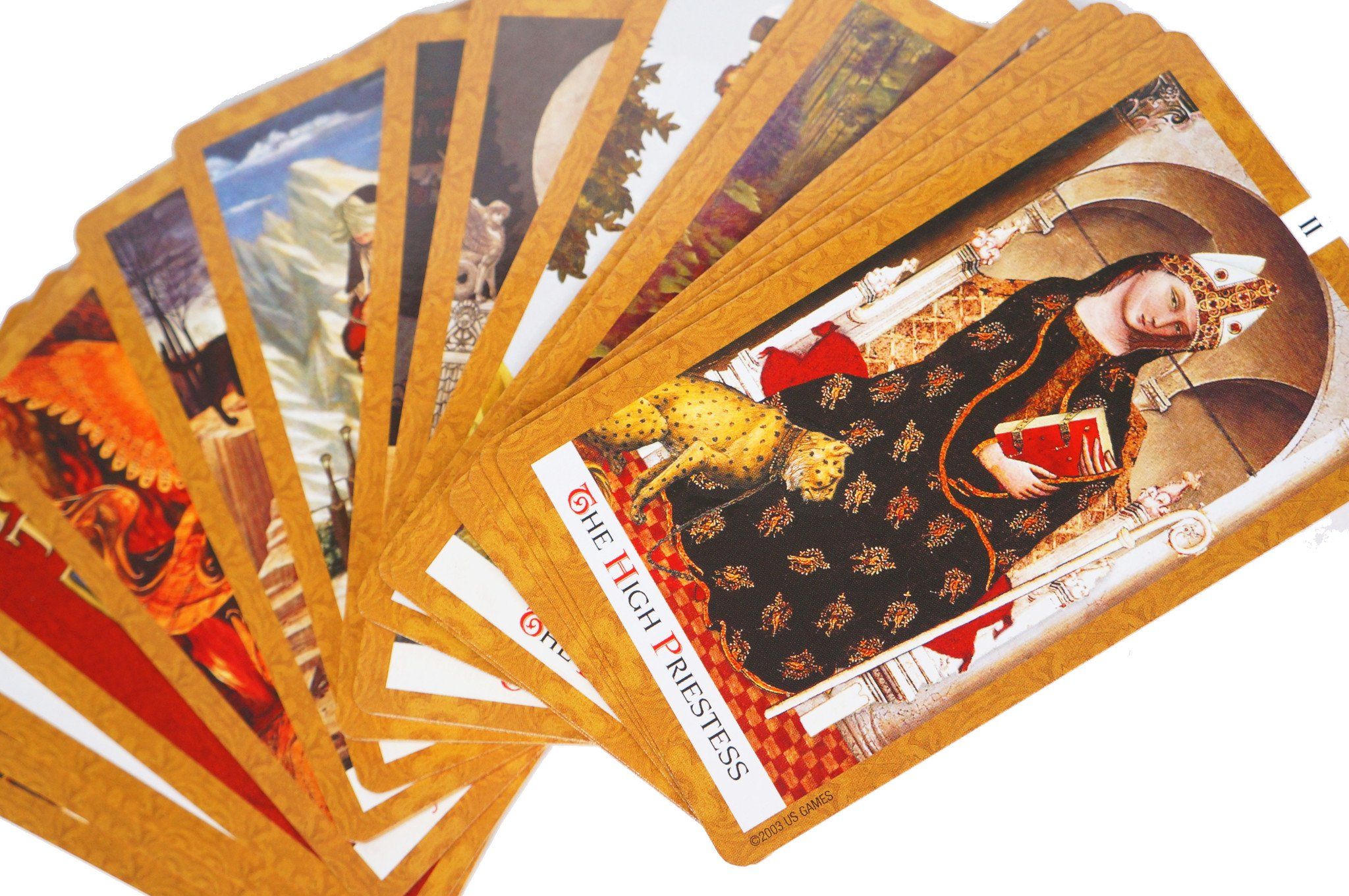 Golden Tarot Deck – House of Intuition Inc